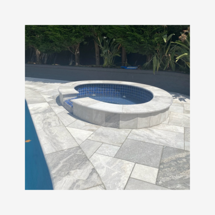 Atlantic Grey Antislip Marble Tiles - Dream Tiles